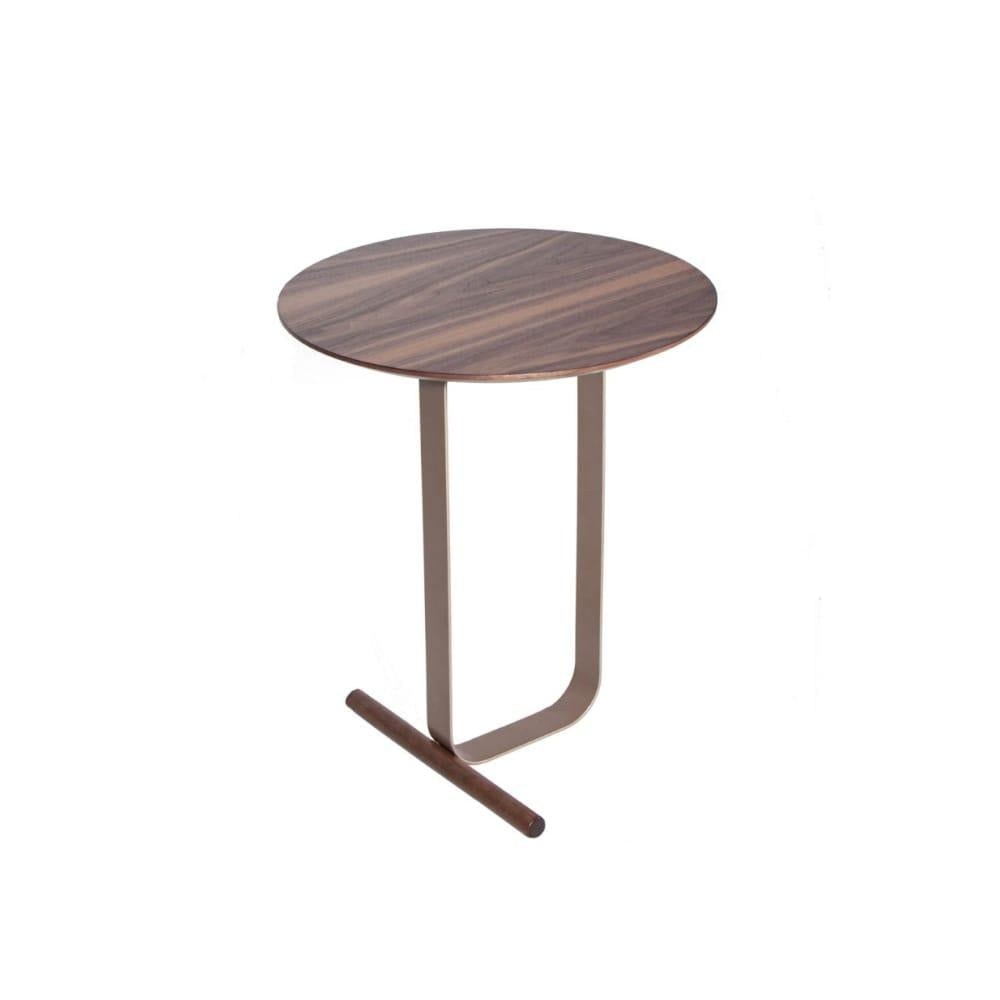 ITO WALNUT AND GRAPHITE SIDE TABLE – Elizabeth Dow Home